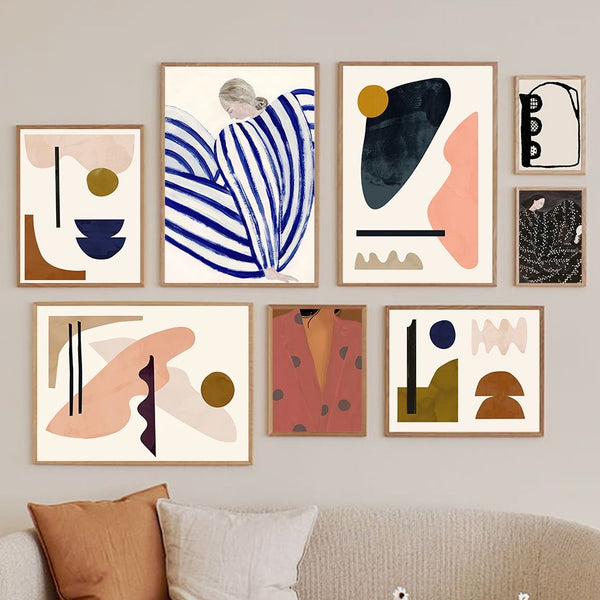 Modern 8 frames set – Frames Galleriaa